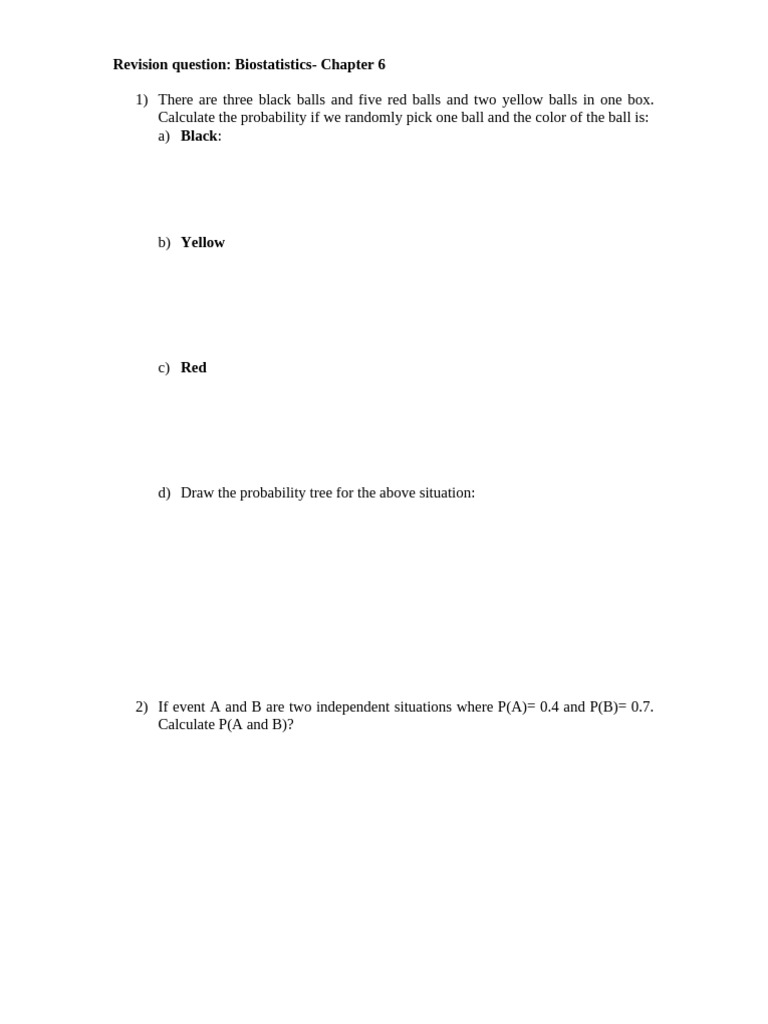 Revision HSC2333-Chapter 6 | PDF