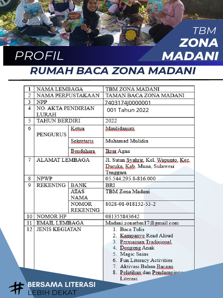 Profil TBM Zona Madani | PDF