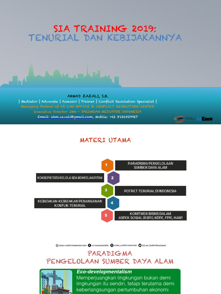 M8. Tenurial Dan Kebijakannya | PDF