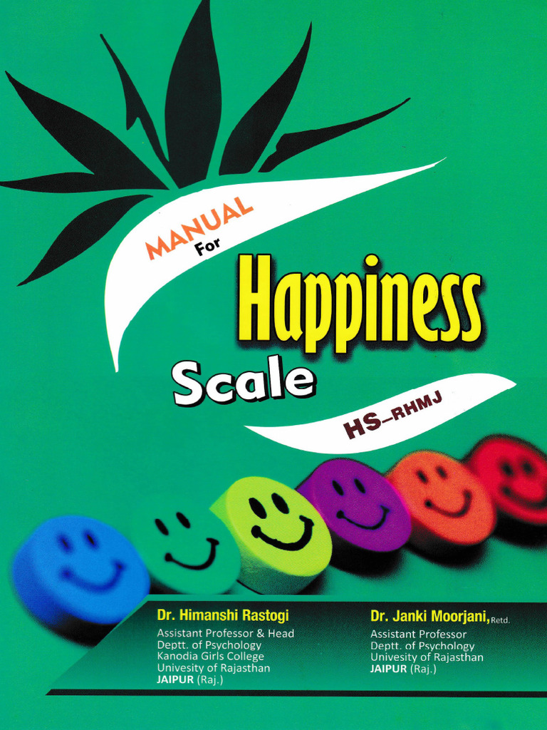 Happiness Scale | PDF