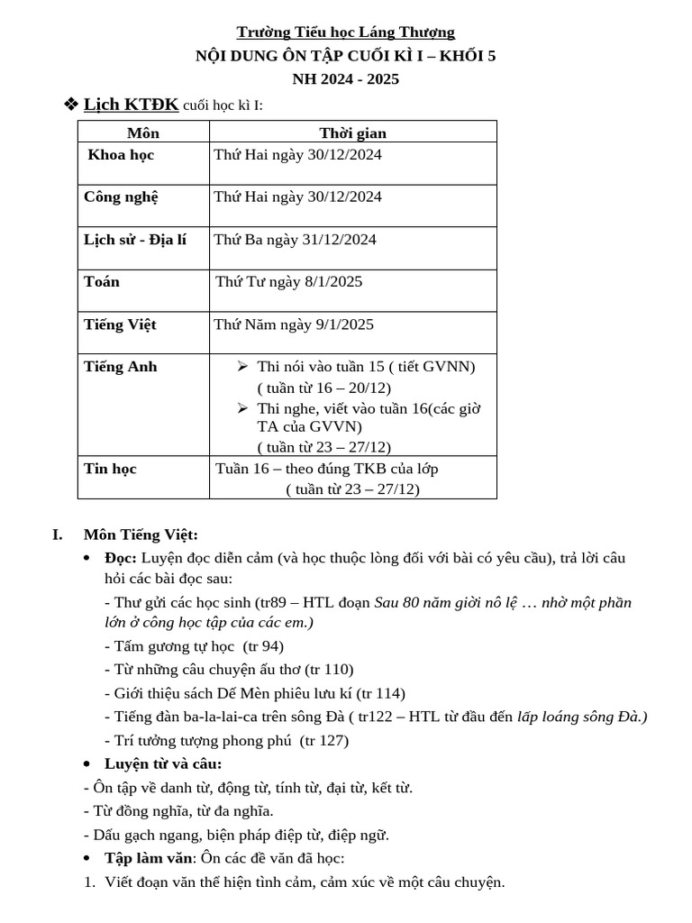 ND Ôn CK1 | PDF
