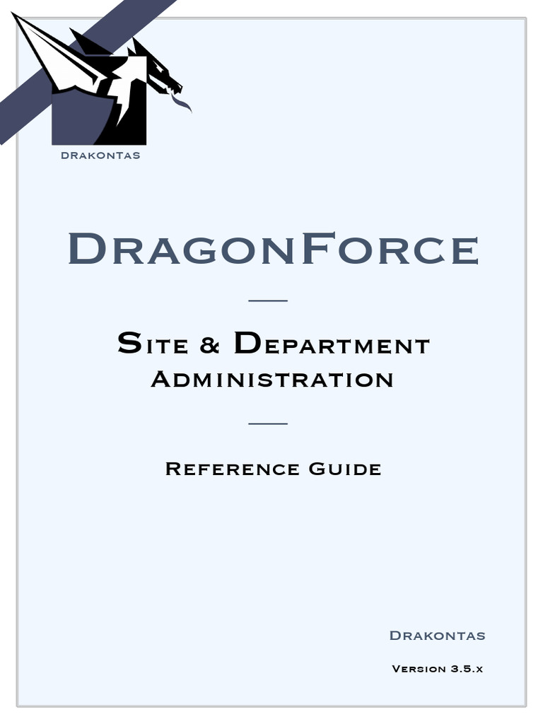 SiteDept Admin Ref Guide | PDF | User (Computing) | Icon (Computing)