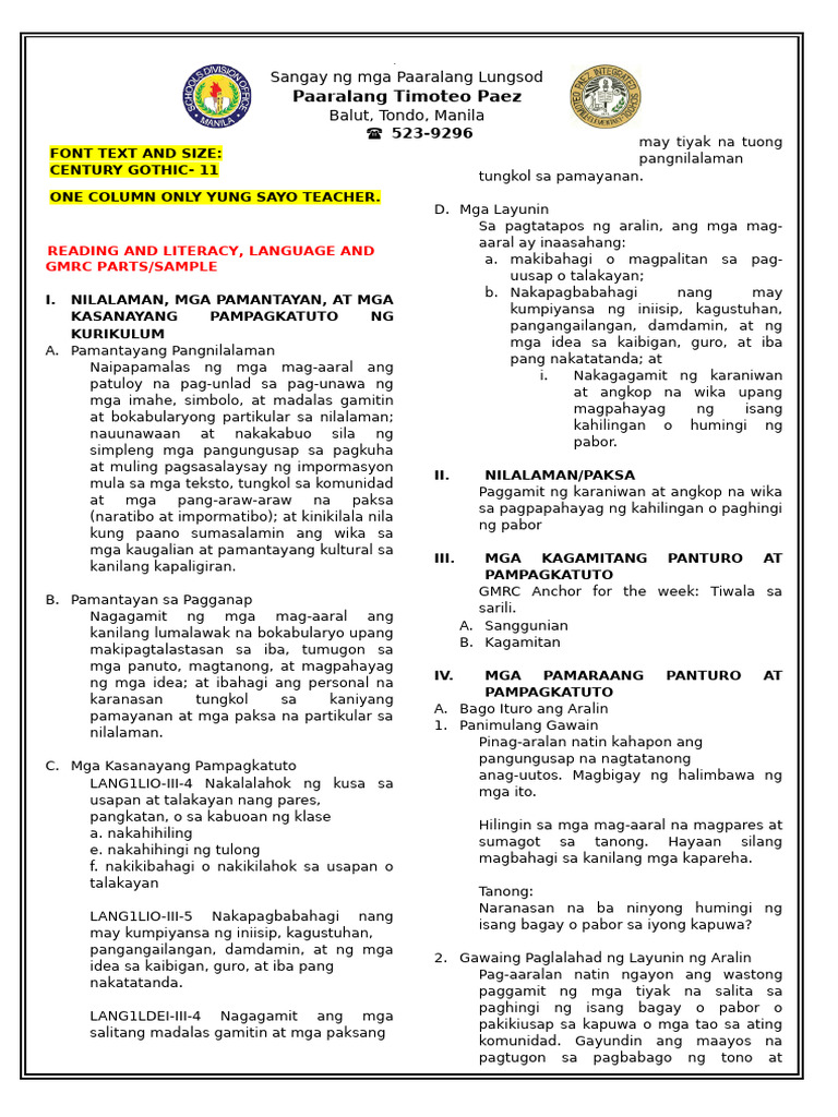 Sample LP For ST | PDF