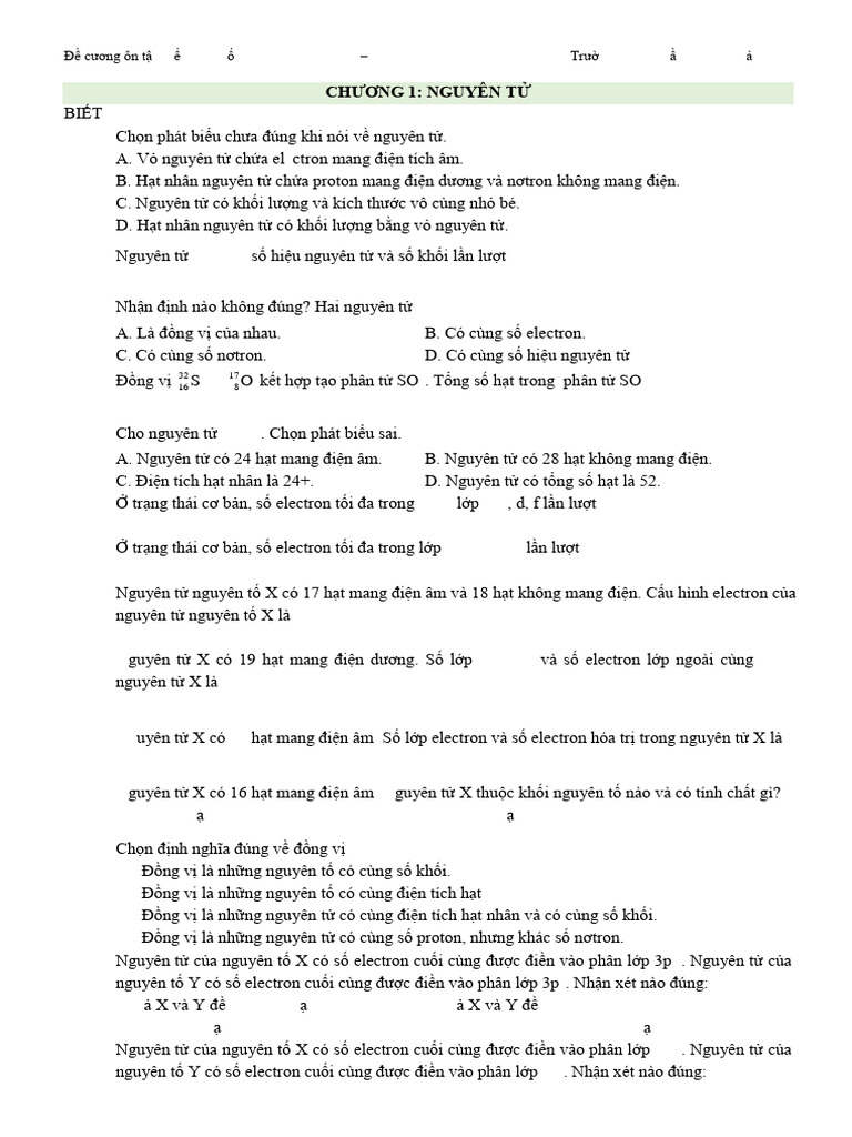 10-De Cuong On Tap Kiem Tra Cuoi Hk1 (2021 - 2022) | PDF