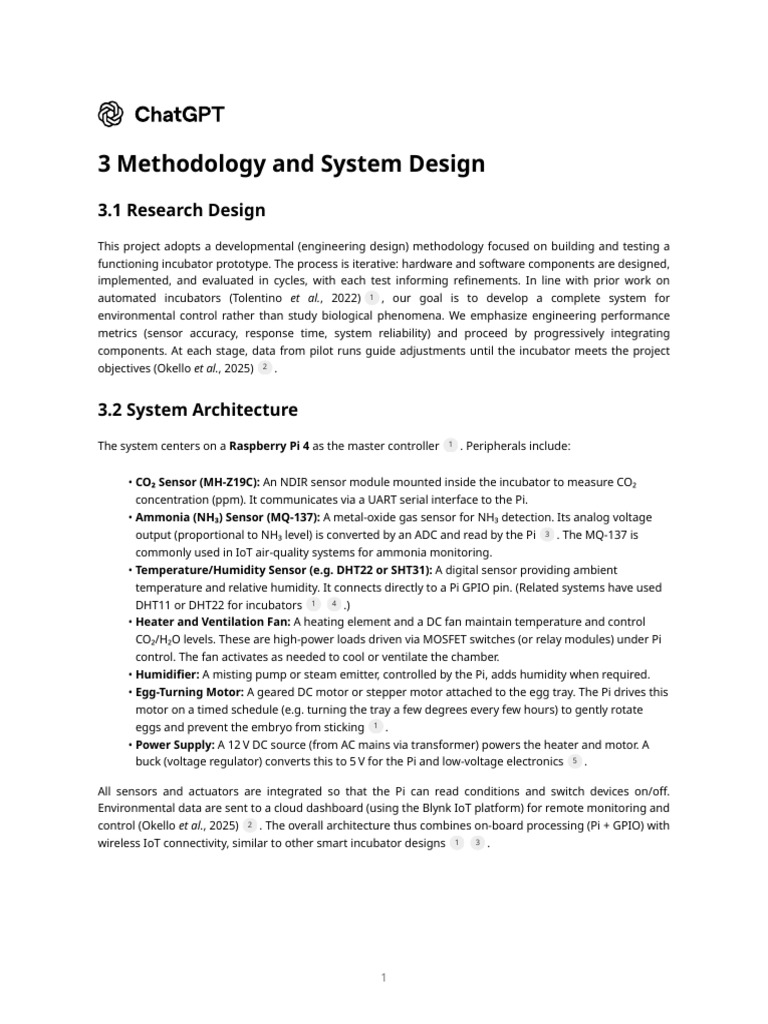 3 Methodology and System Design | PDF | Sensor | Internet Of Things