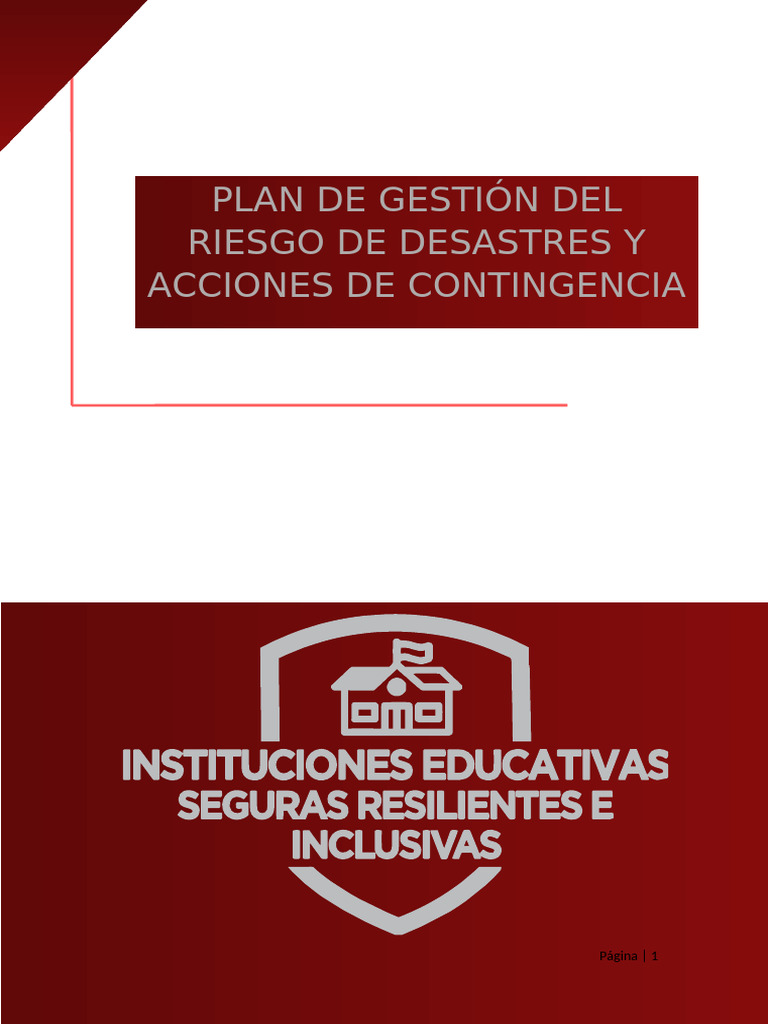 Plan de Gestion de Riesgo 22446 - 2025 | PDF | Radiación