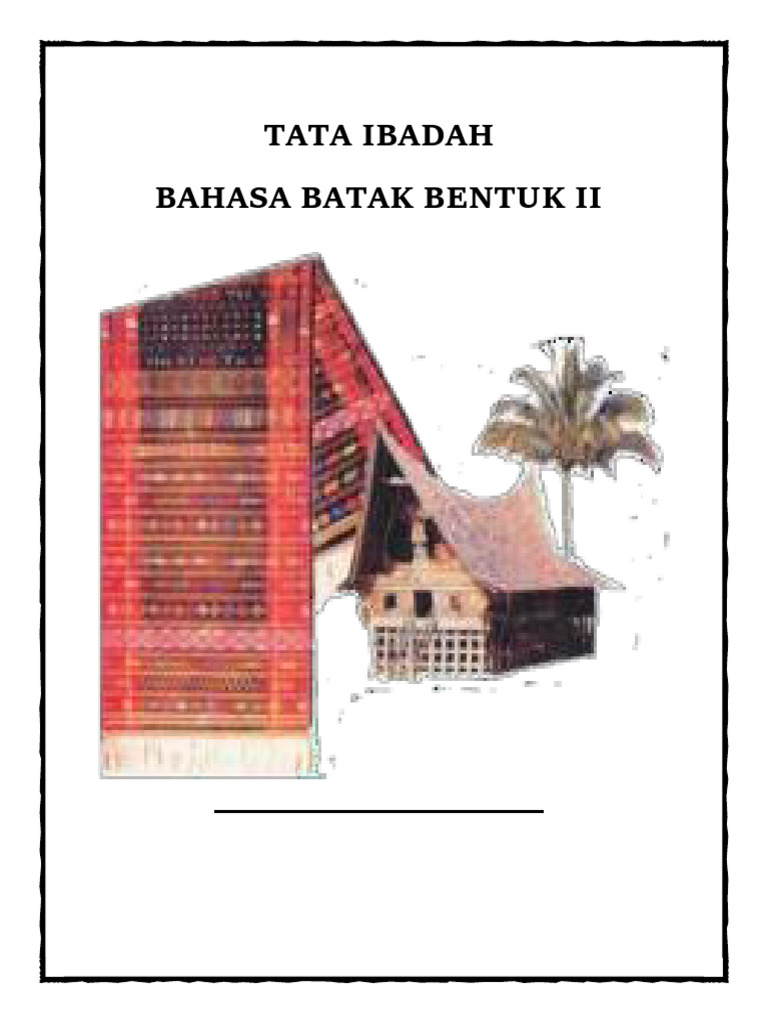 Tata Ibadah Bahasa Batak Bentuk Bulan April 2025 | PDF