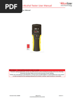 Alcolizer LE5 Alcohol Tester User Manual v25 | PDF | Battery Charger