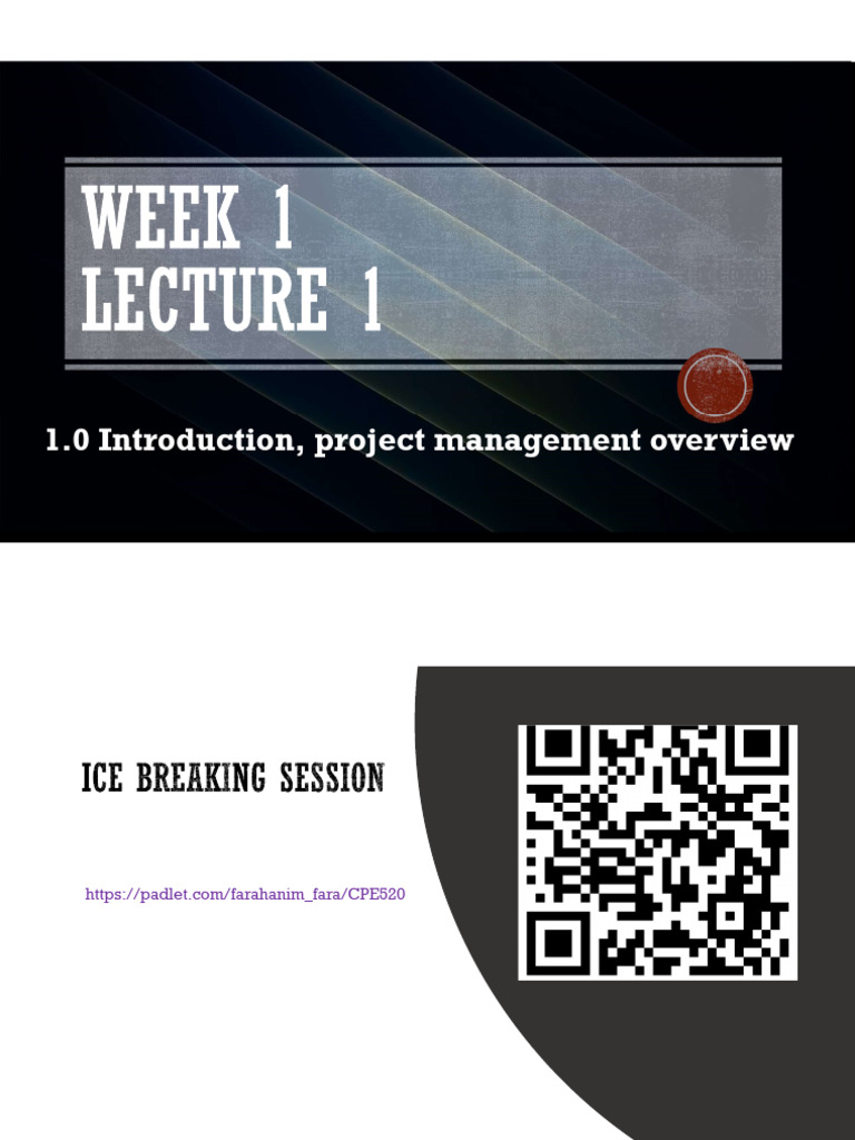 Chapter 1 Introduction Part 1 | PDF | Project Management | Business