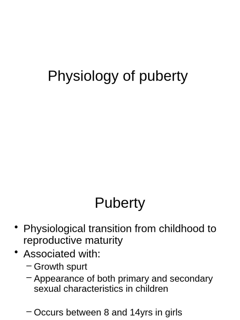 Puberty .. | PDF | Puberty | Women's Health