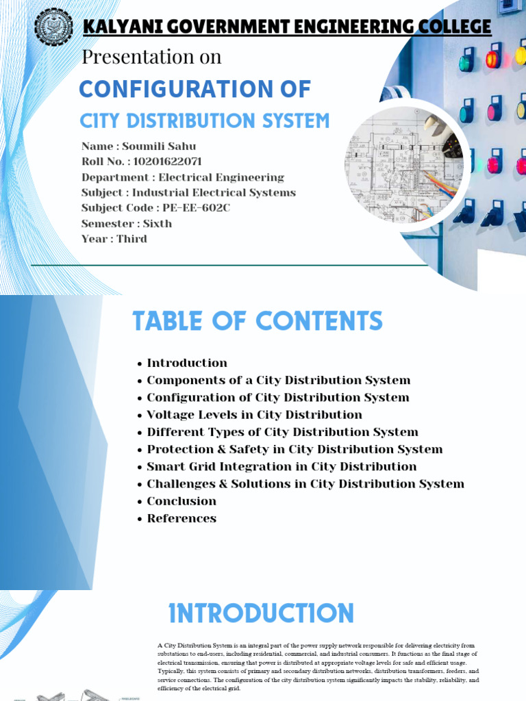 Configuration of City Distribution System (1) - Compressed - Compressed (1) - Compressed | PDF ...