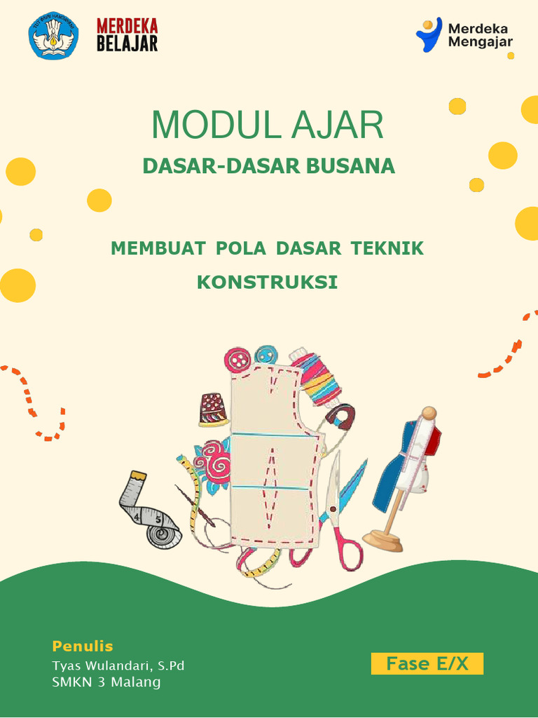 Pola Dasar Rok Skala 1:4 | PDF