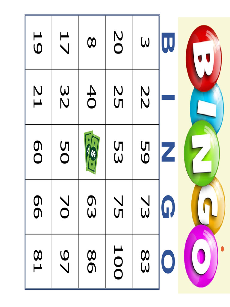 Tabelas de Números para Bingo | PDF