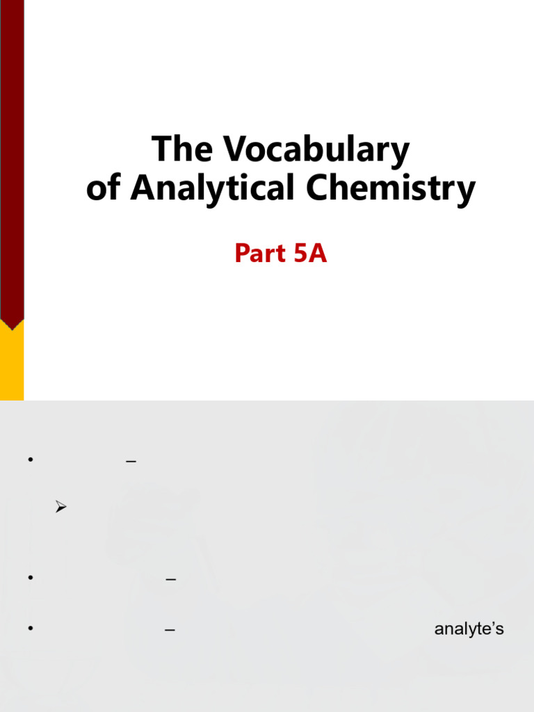 Analytical Chemistry: Methods & Techniques | PDF | Sampling (Statistics ...