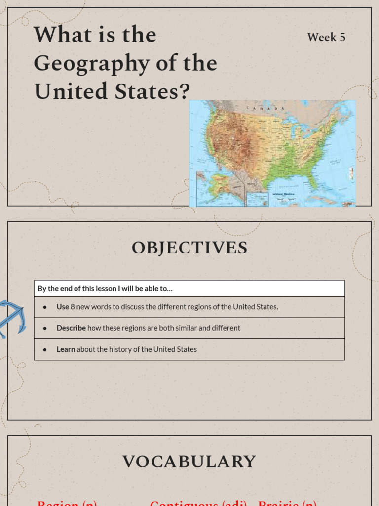 What Is The Geography of The United States | PDF | Western United ...