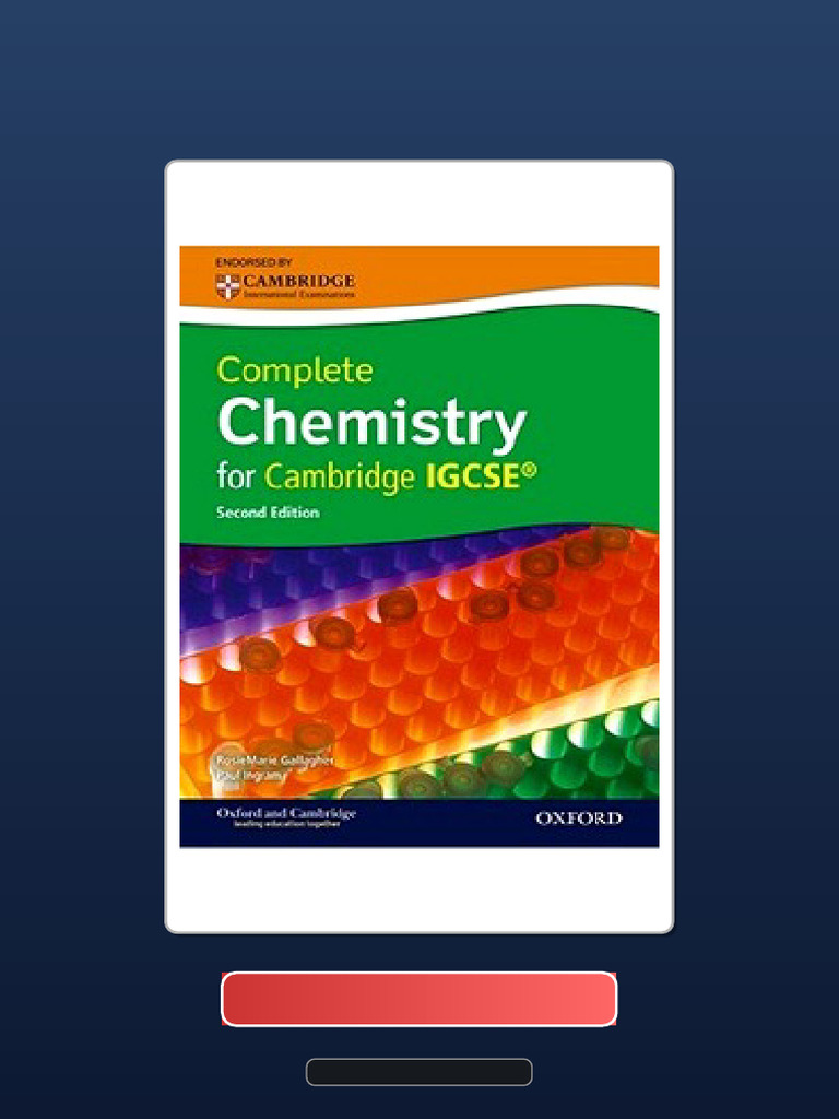 Immediate Access Complete Chemistry For Cambridge IGCSERG 2nd Edition ...