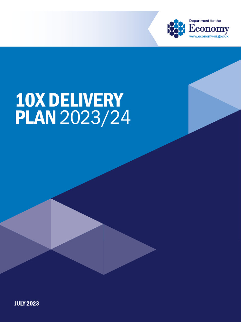 10X Delivery Plan 2023/24 Overview | PDF | Innovation | Research And ...