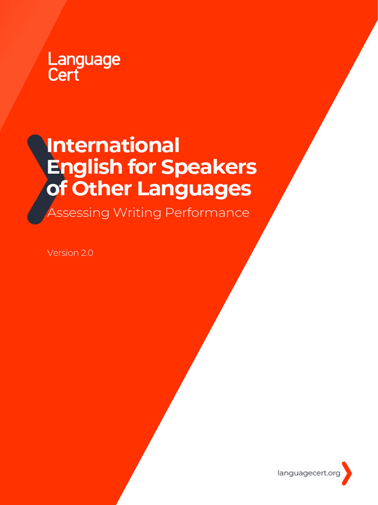 Assessing Writing Performance ESOL | PDF | Linguistics | Human Communication