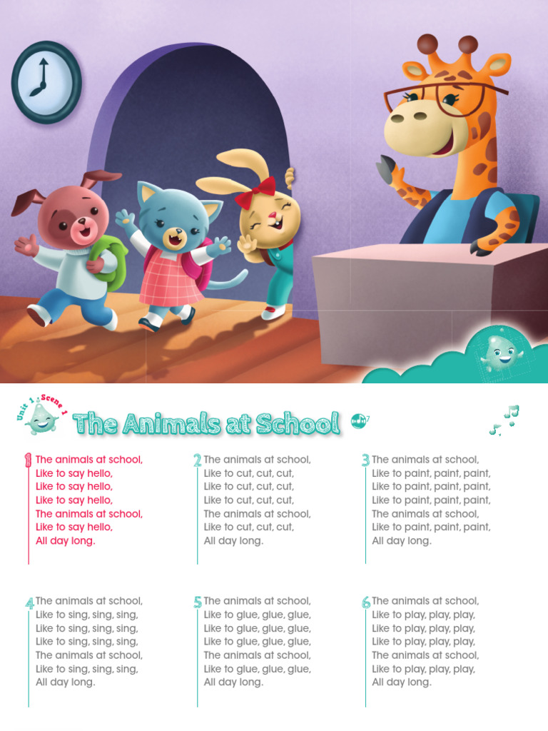 U1 The Animals at School | PDF