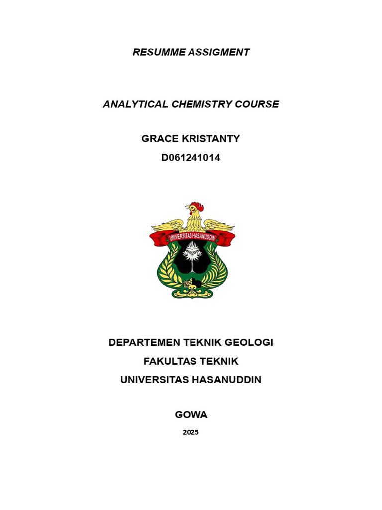 Ygyyy d061241003 Resume Jurnal Kimnal3 | PDF | Clay | Soil