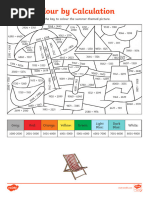 Christmas Calculated Colouring Activities | PDF | Color | Artistic ...