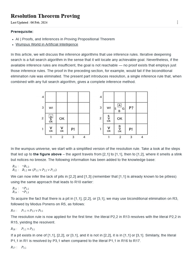 8-Resolution Theorem Proving | PDF | Theoretical Computer Science | Logic