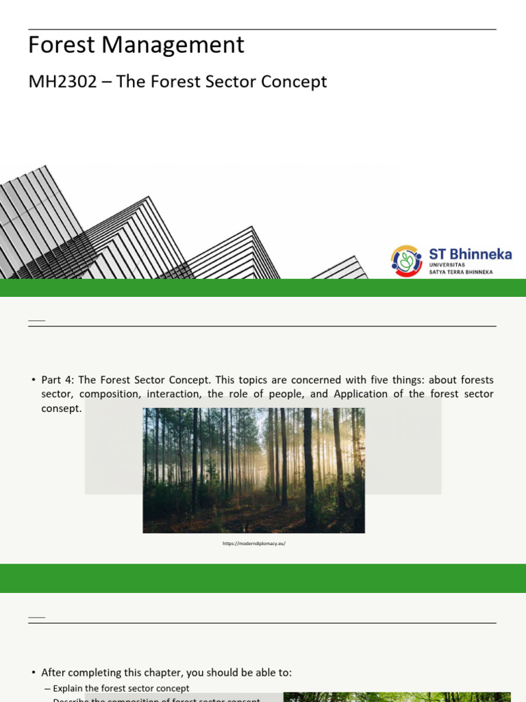 Understanding the Forest Sector Concept | PDF | Forests | Capital ...