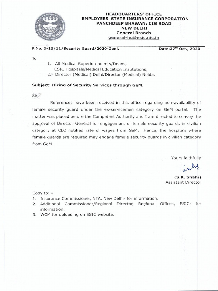 Security Circular 3 - 042108 | PDF