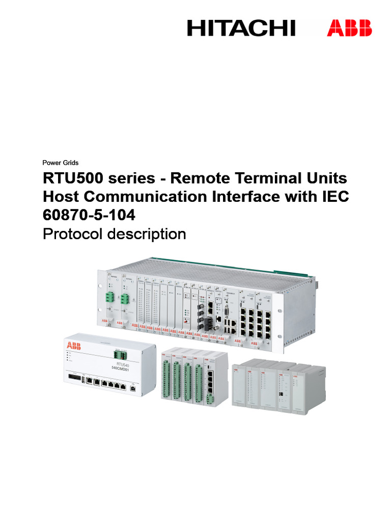 RTU500 Series IEC 60870-5-104 Protocol Guide | PDF | Computing ...