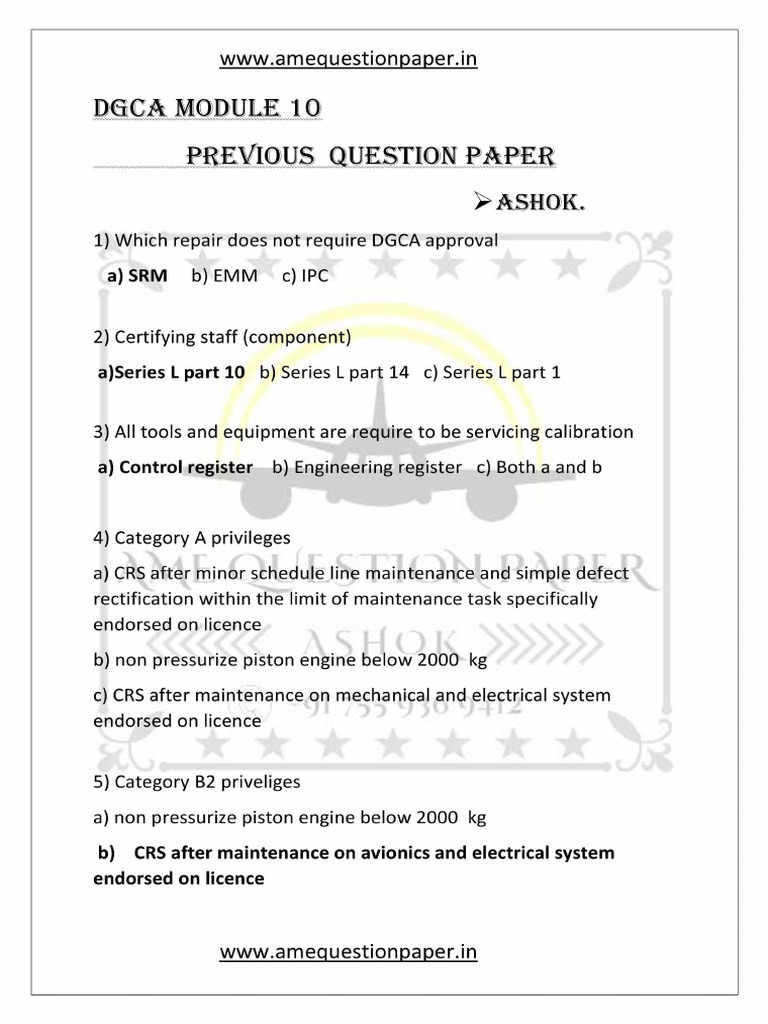 A Module 10 All Previous QP (Ashok) | PDF