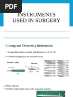 Surgical OT Instruments List | PDF