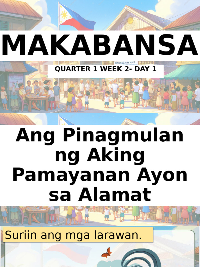 Makabansa3 Q1 Week2 | PDF