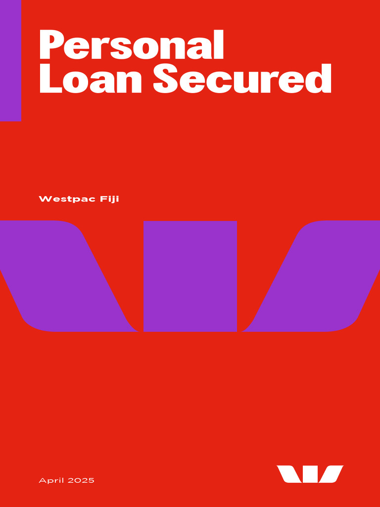 Westpac Secured Personal Loan Overview | PDF