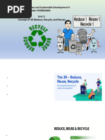 3R Waste Management: Reduce, Reuse, Recycle | PDF | Recycling | Waste