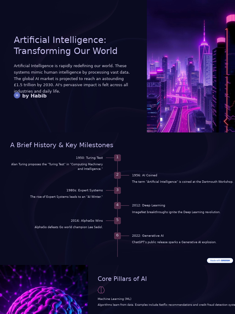 Artificial-Intelligence in Our World | PDF | Artificial Intelligence ...