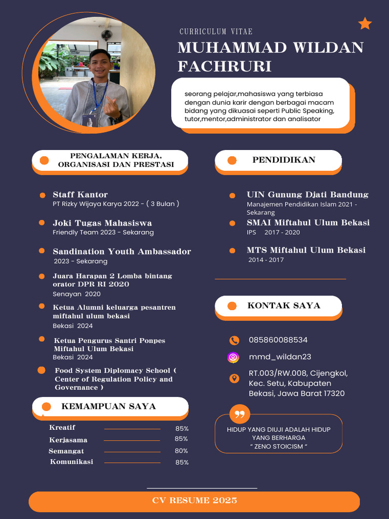 CV Menarik untuk Karir 2025 | PDF