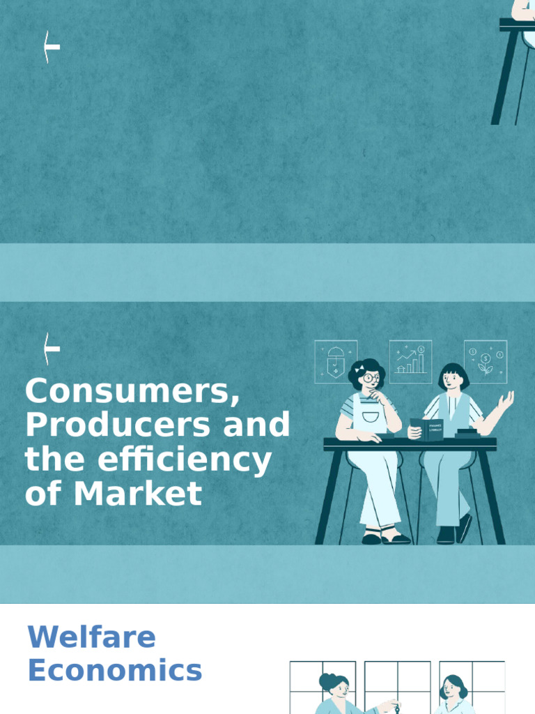 Consumers Producers and Efficient Market 1 | PDF | Economic Surplus ...