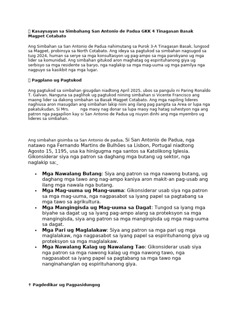 Kasaysayan Sa Simbahan | PDF