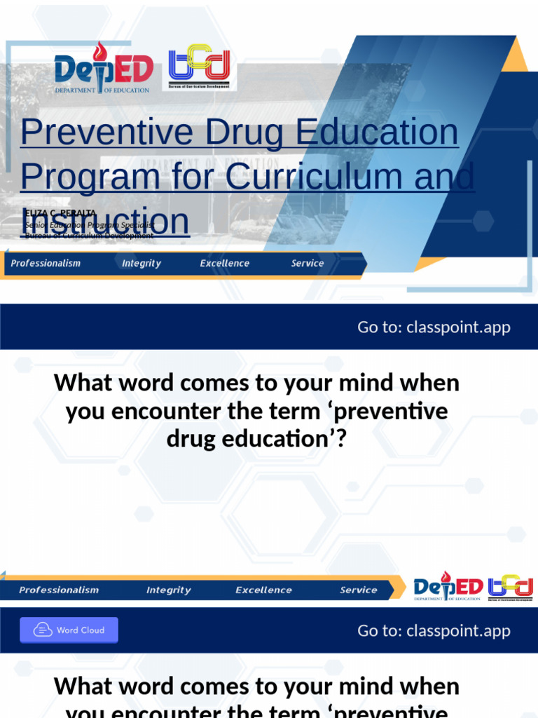 Session 2.4 (Part 1) - DepEd | PDF | Capacity Building | Substance Abuse