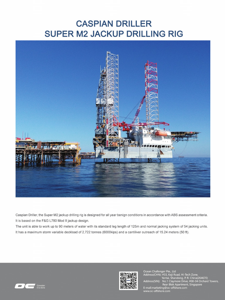 Brief Specification CASPIAN DRILLER | PDF