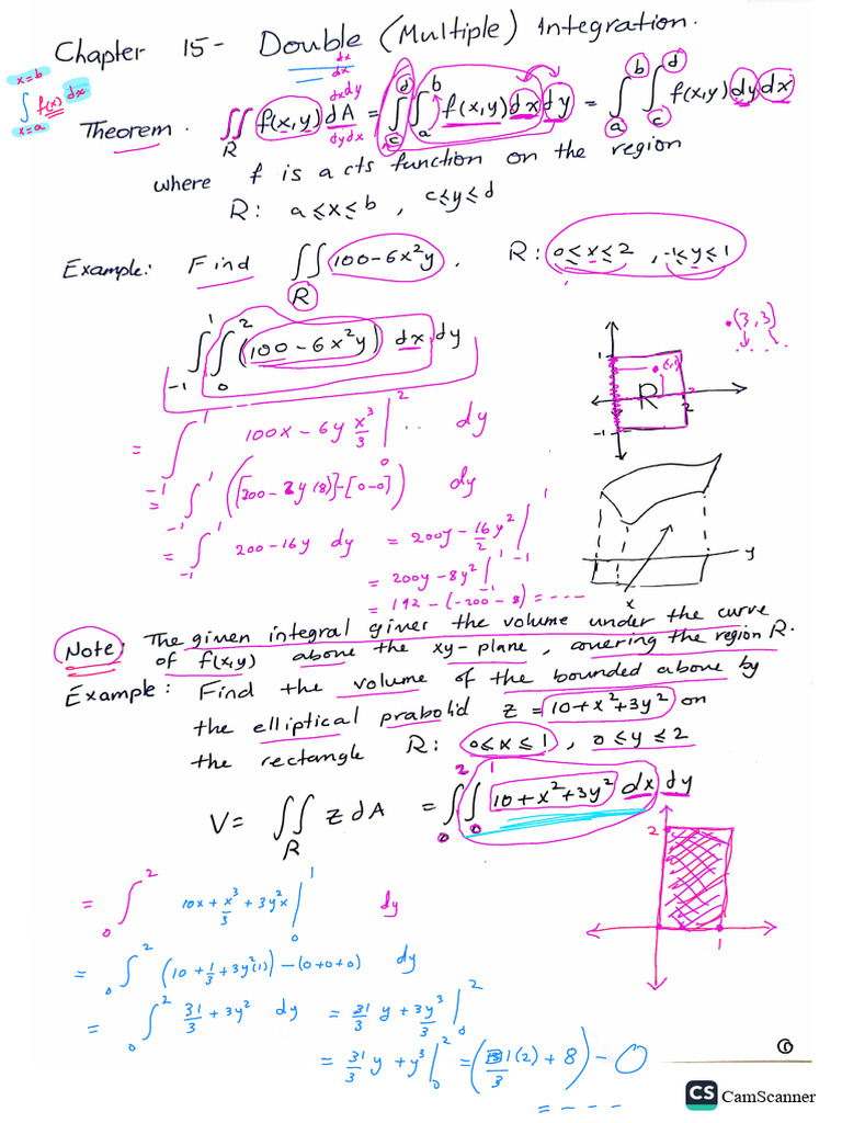 Ch15 Multiple Integral PDF | PDF