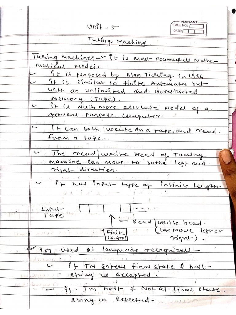 TOC Turing Machine | PDF