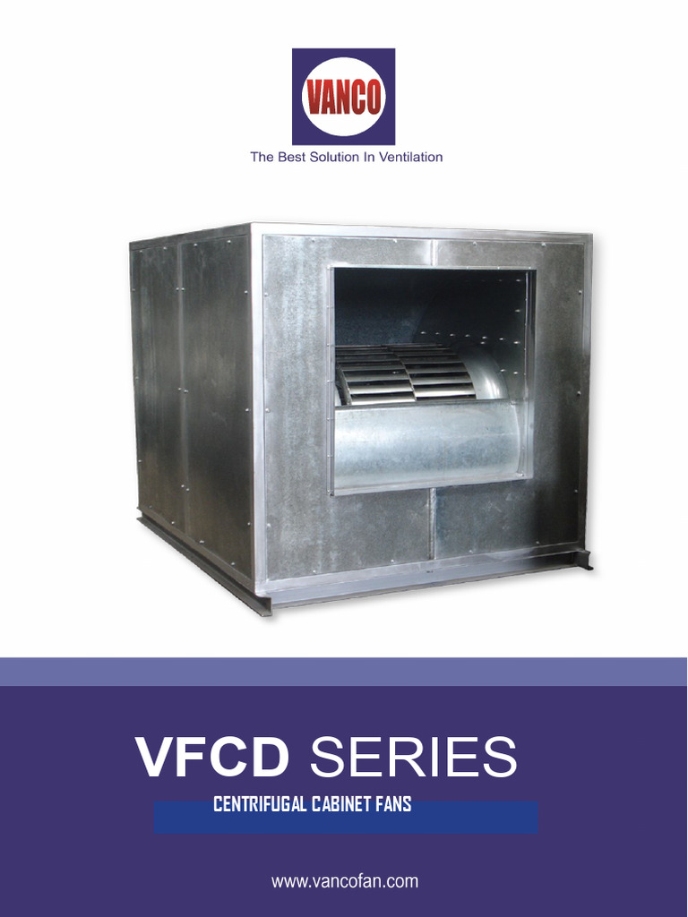 VFCD Series Centrifugal Cabinet Fans | PDF | Mechanical Engineering ...