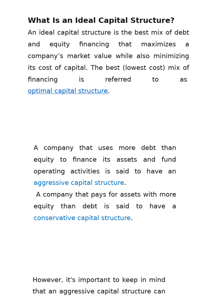 Capital Structure Policy | PDF | Capital Structure | Cost Of Capital