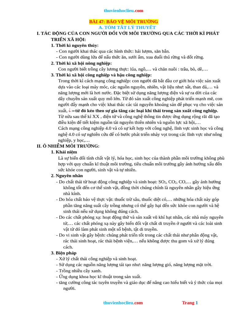 Chuyen de KHTN 8 Ket Noi Bai 47 | PDF