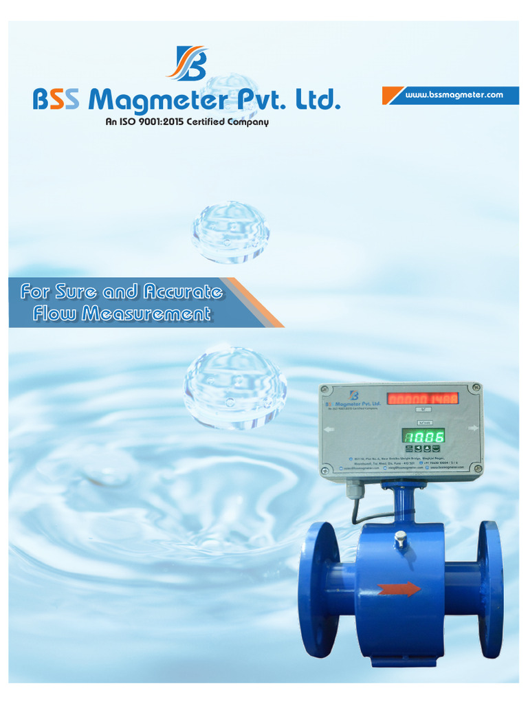 BSS Magmeter Electromagnetic Flow Meter | PDF | Flow Measurement ...