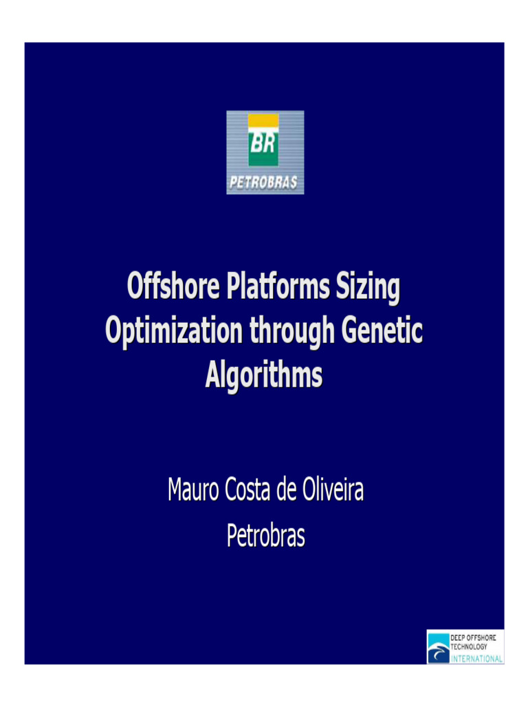 Offshore Platforms Sizing Petrobras | PDF