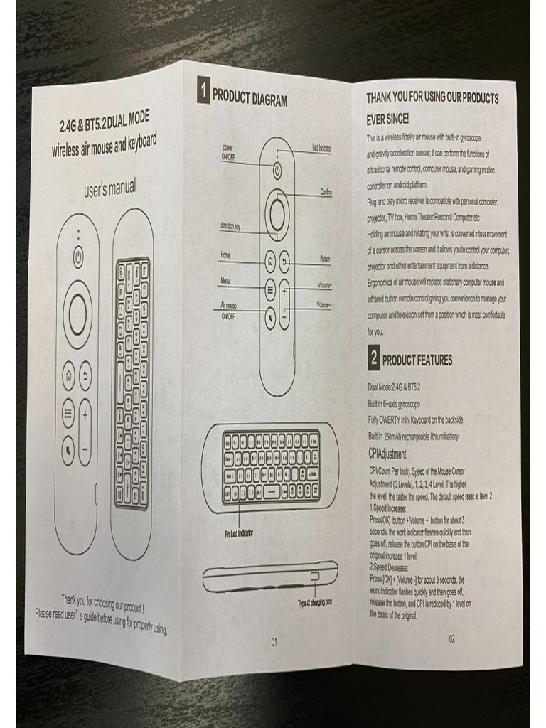 Bt Dual Mode Mouse | PDF