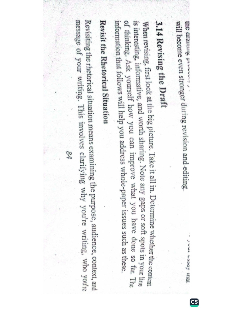 Revising The Draft | PDF