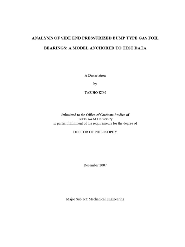 2007 Tae Ho, Kim Dissertation | PDF | Friction | Phase (Waves)